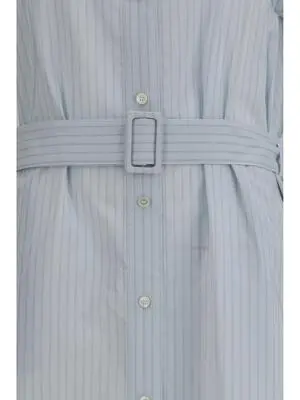 Jacob Cohen Long Poplin Chemisier Dress - Blue