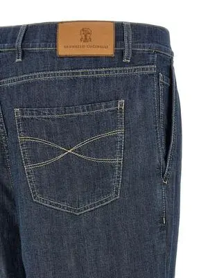 Brunello Cucinelli Denim Pants - Blue