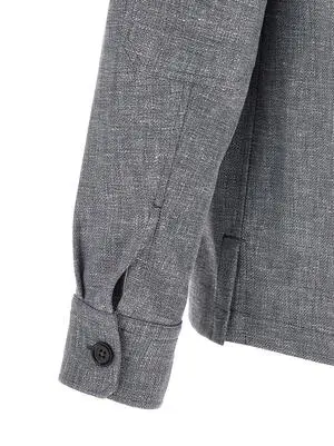 Zegna Crossover' Overshirt - Blue