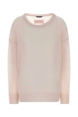 Balenciaga Pastel Cashmere Oversize Sweater - Pink
