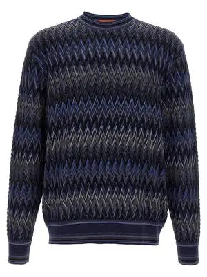 Missoni Zigzag Pattern Wool Sweater