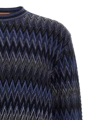Missoni Zigzag Pattern Wool Sweater