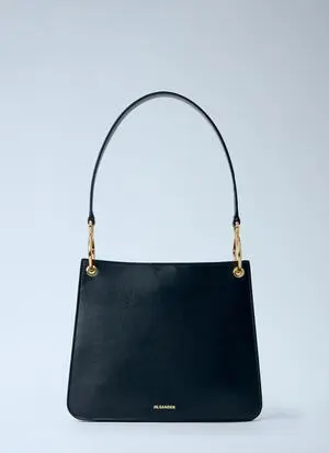 JIL SANDER Structured Leather Shoulder Bag