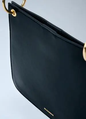 JIL SANDER Structured Leather Shoulder Bag