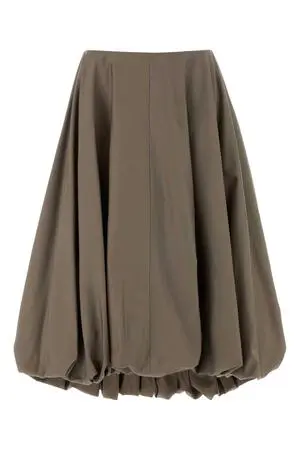 Balenciaga Mud Gabardine Skirt