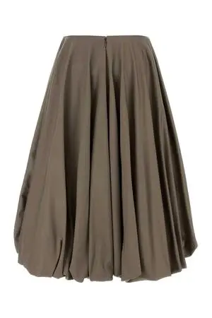 Balenciaga Mud Gabardine Skirt