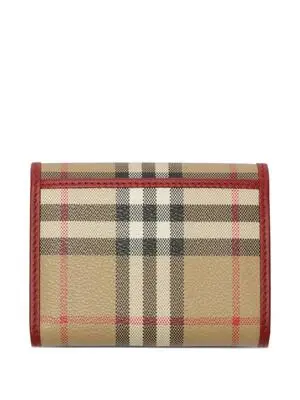 Burberry Small Check Folding Wallet