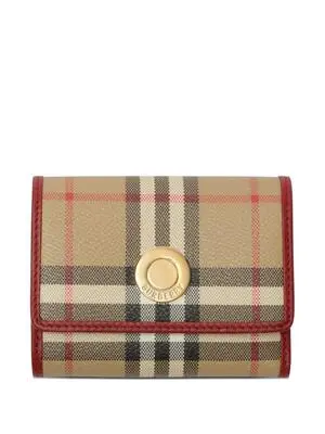 Burberry Small Check Folding Wallet - Multicolor