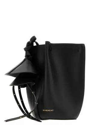 Givenchy Leather Nano Snap Bucket Bag - Black