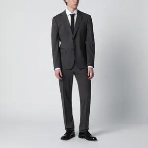 Dsquared2 Grey Single-breasted Suit In Wool Blend - Gray