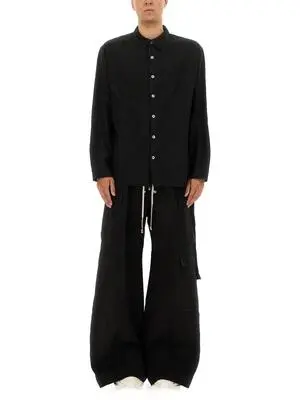 Rick Owens Jumbo Outershirt Shirt - Black