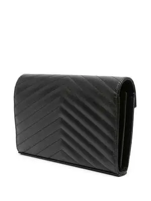 Saint Laurent Cassandre Wallet On Chain - Multicolor