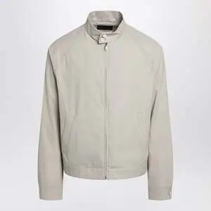 Prada Cotton Zip-up Jacket - Cream