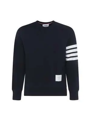 Thom Browne Cotton Sweatshirt - Blue