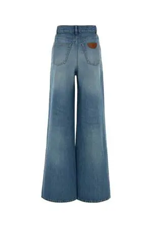 Chloé Denim Wide-leg Jeans - Blue