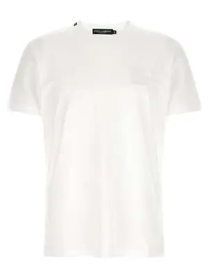 Dolce & Gabbana Dg' Patch T-shirt - White
