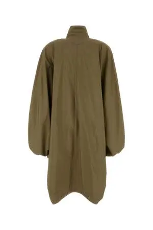 Chloé Poplin Overcoat - Green