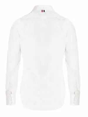 Thom Browne Solid Poplin Shirt - White