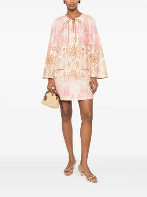 Zimmermann Aster Linen Mini Dress