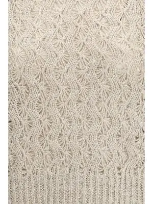 Brunello Cucinelli Open-knit Sweater - Gray