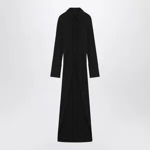 Sportmax Shirt Dress In Viscose Jersey - Black