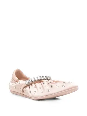 JIMMY CHOO Jade Leather Ballets
