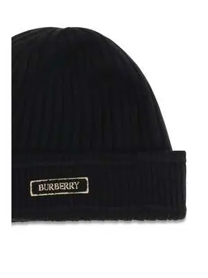 Burberry Wool Beanie - Black