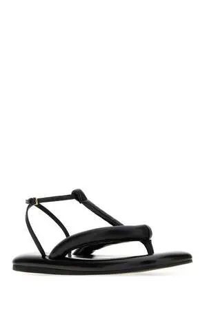 Givenchy Leather Boudoir Thong Sandals - Black