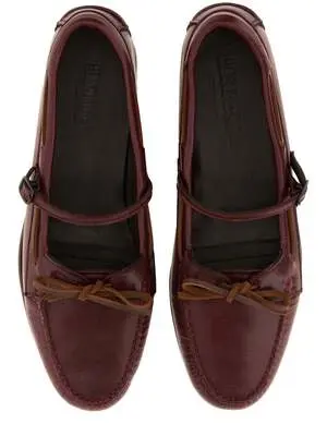 Hereu Moccasin Mary Jane Lorea Supple Shiny