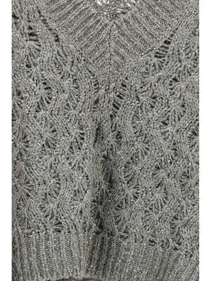 Brunello Cucinelli Silk Blend Sequined Vest