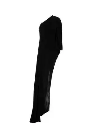 Gucci Jersey One-shoulder Dress - Black