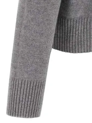 AMI Paris Puff Logo Patch Sweater