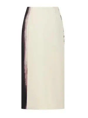 Dior Printed Midi Skirt