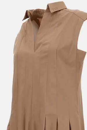 FAY Pleated Sleveless Dress