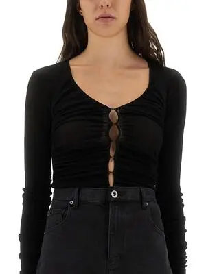 SELF-PORTRAIT Viscose Knit Top