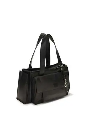 Miu Miu Utilitaire Leather Shoulder Bag - Brown