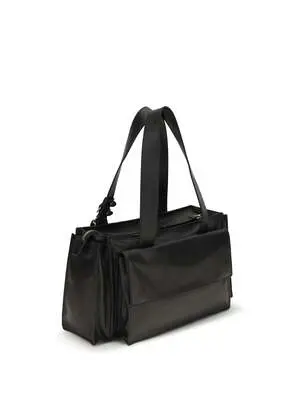 Miu Miu Utilitaire Leather Shoulder Bag - Brown