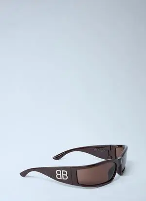 Balenciaga Sunset Rectangle Sunglasses