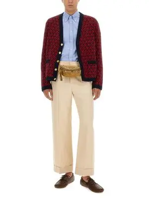Valentino Garavani Patterned Cardigan - Red