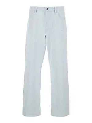 Stone Island Light Jeans With Logo Patch On The Back And Belt Loops In Denim For - Blue