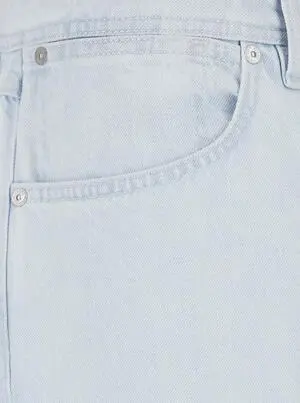 Stone Island Light Jeans With Logo Patch On The Back And Belt Loops In Denim For - Blue