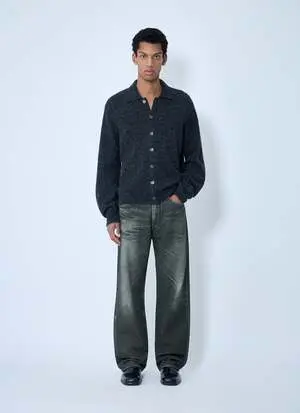 Our Legacy Button-down Cardigan In Wool Blend