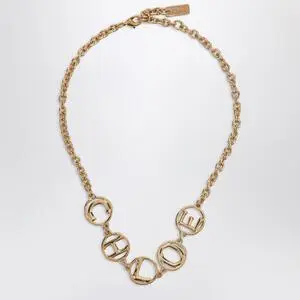 Chloé Script Vintage Gold Choker - Silver