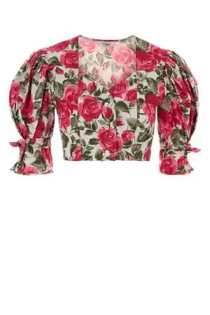 Chloé Printed Poplin Blouse - Multicolor