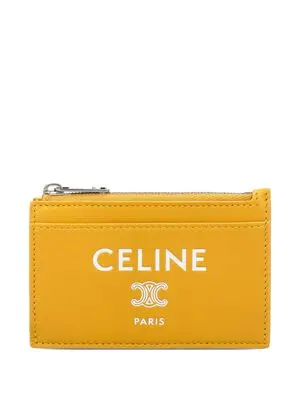 Celine Leather Credit Card Case - Multicolor