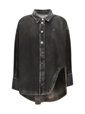 Attico Denim Shirt - Black