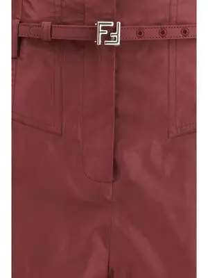 Fendi Taffeta Silk Pants
