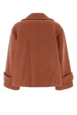 Chloé Wool Blend Coat - Pink