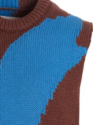 JIL SANDER Colorblock Vest