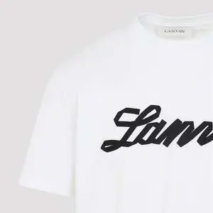 LANVIN Embroidered Logo T-shirt